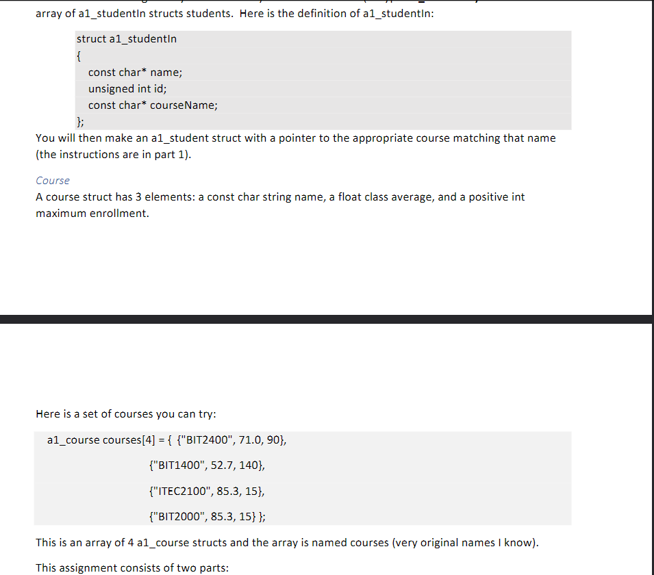 Solved Introduction This assignment reviews what you learned | Chegg.com