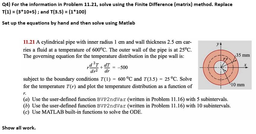 Solved Q4) For the information in Problem 11.21, solve using | Chegg.com