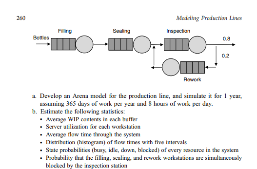 1. Three-stage production line. Consider the filling | Chegg.com
