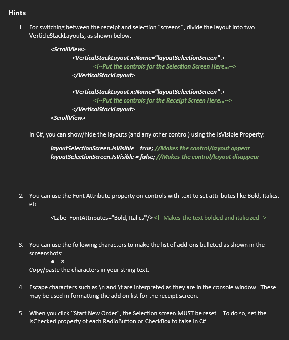 Solved !!! This needs to be done in GUI forms using MAUI in | Chegg.com