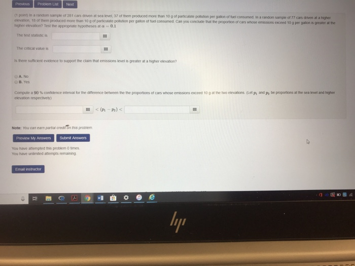 Solved Previcus Problem List Next (1 point) In a random | Chegg.com