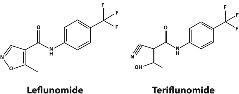 LeflunomideTeriflunomide arrow pushing mechanism Draw | Chegg.com