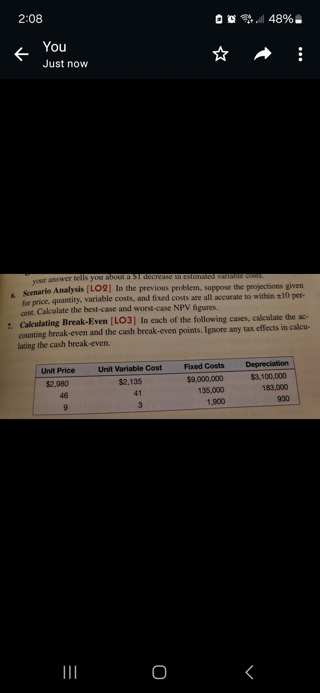 your answer tells you about a $1 ﻿decrease in | Chegg.com