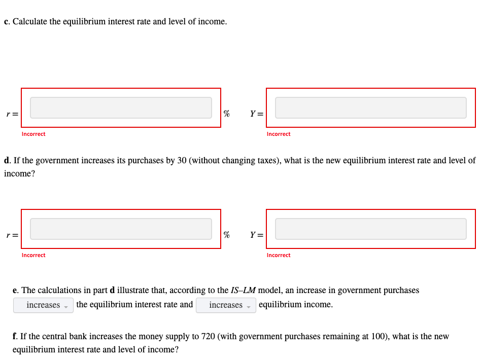 Solved Aggregate Demand II — End of Chapter Problem Macro | Chegg.com
