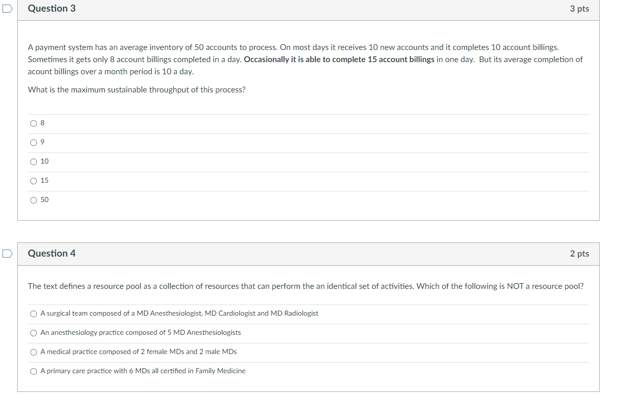 Solved The book definition for capacity of a process is: the | Chegg.com