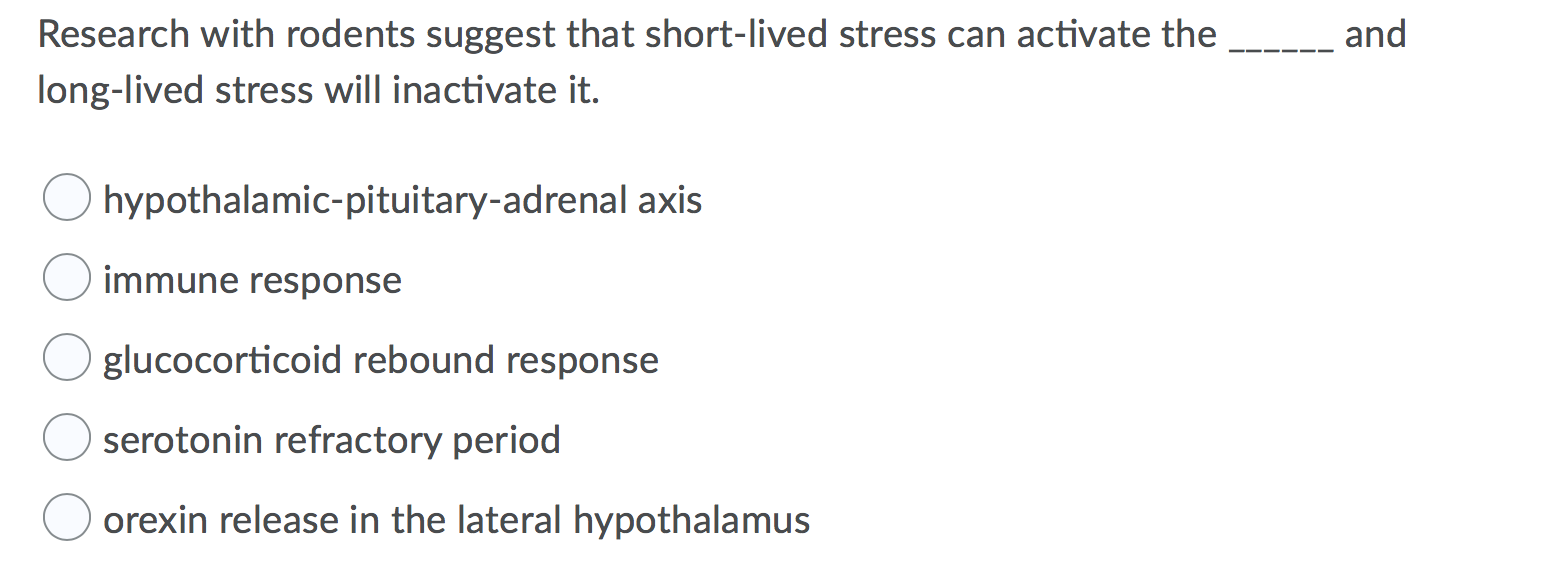 Solved Which part of the brain is removed to produce the | Chegg.com