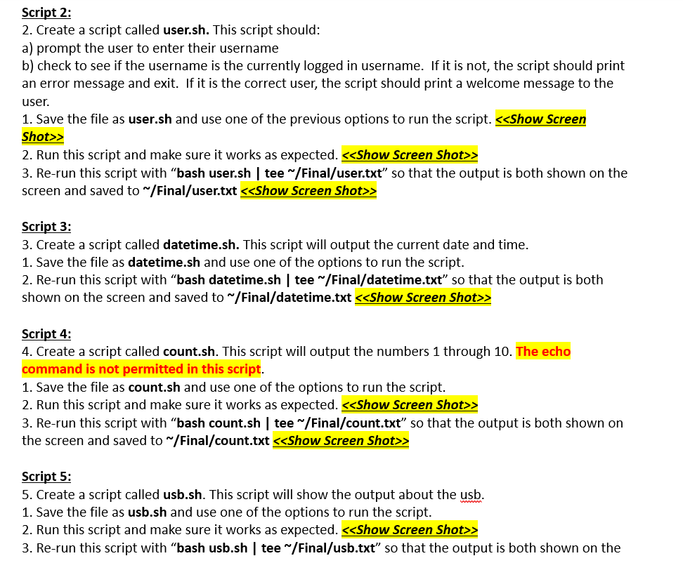 Solved Section 1: User Management 1. Create the following | Chegg.com