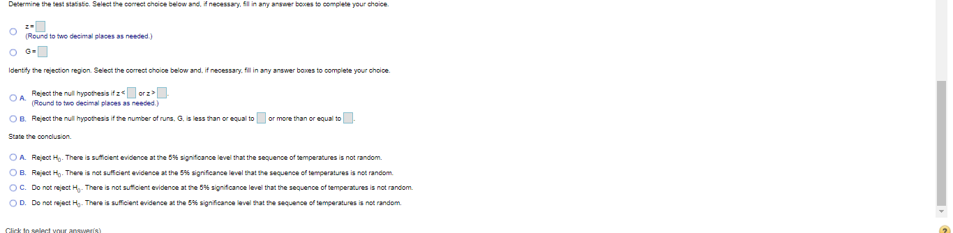 Solved You can use the runs test for randomness with | Chegg.com