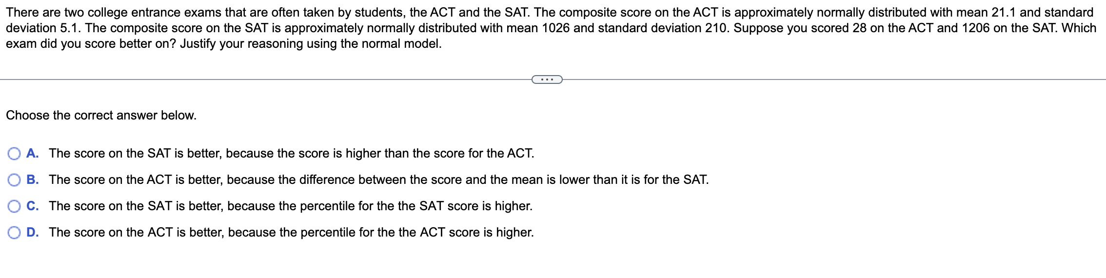 Solved exam did you score better on? ﻿Justify your reasoning | Chegg.com