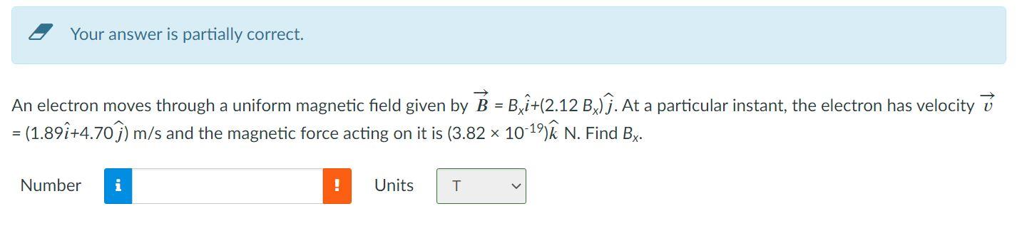 Solved An electron moves through a uniform magnetic field | Chegg.com