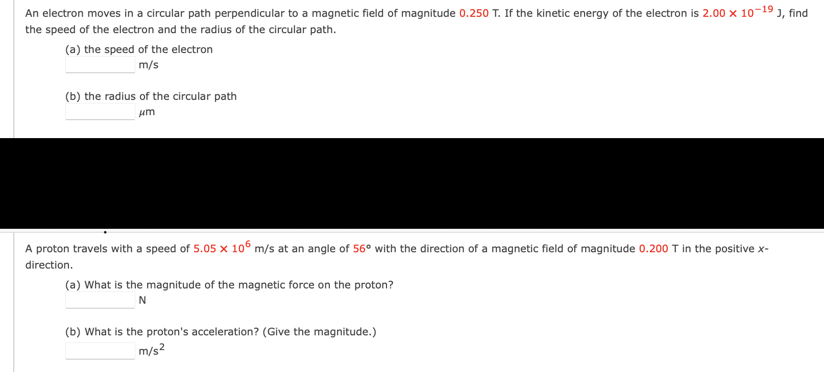 Solved An electron moves in a circular path perpendicular to | Chegg.com