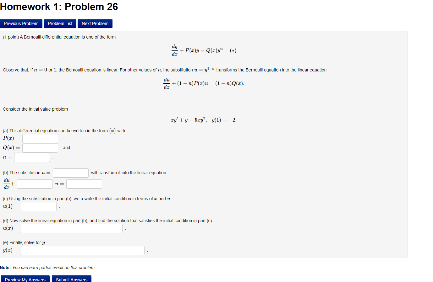 Solved Homework 1: Problem 26 Previous Problem Problem List | Chegg.com
