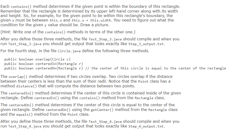 This assignment makes use of the files contained in | Chegg.com