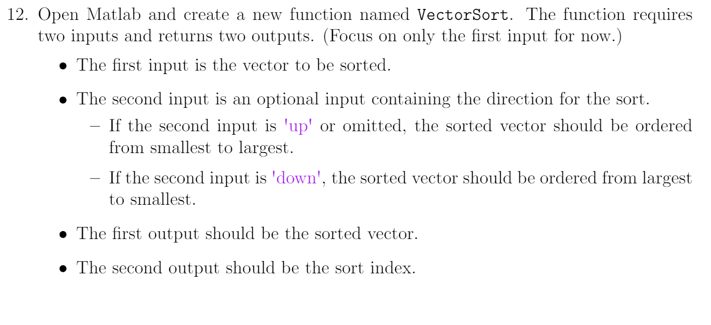 Solved Matlab HW Help needed Some instructions for the | Chegg.com