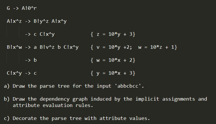 Draw Parse Tree Input Abbcbcc B Draw Dependency Graph Induced Implicit ... Draw Parse Tree Input Abbcbcc B Draw Dependency Graph Induced Implicit ...
