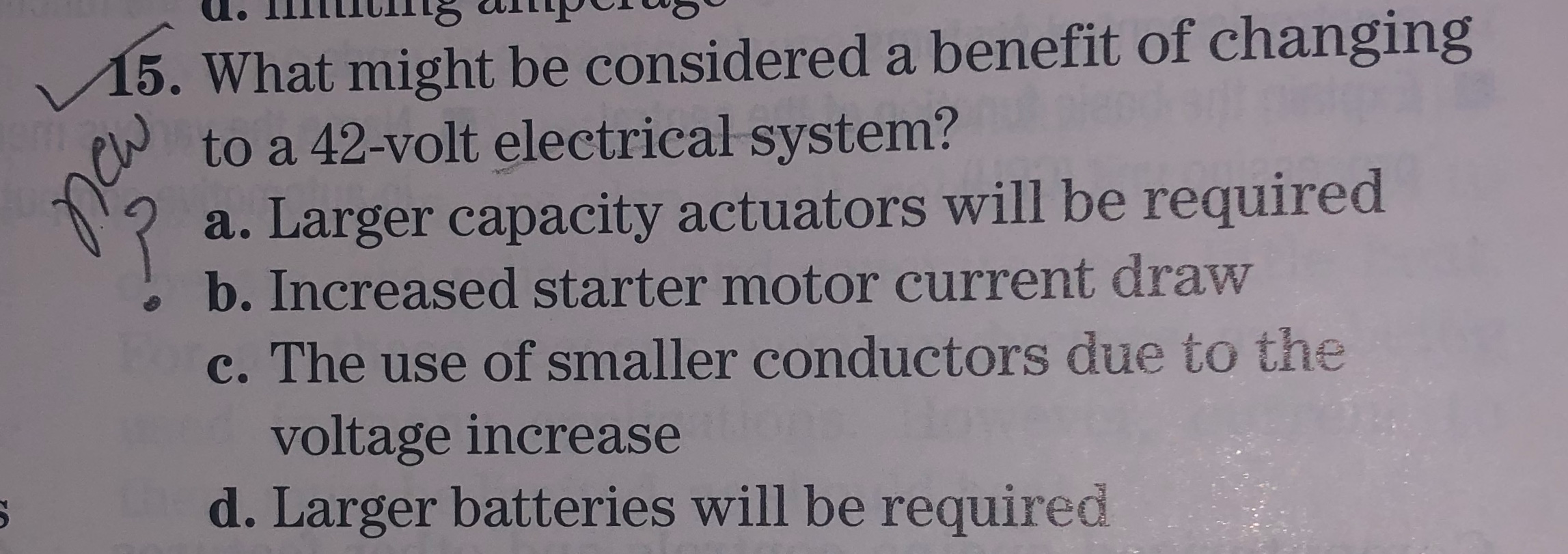 Solved U. ILILING ALPIwbu 15. What might be considered a | Chegg.com