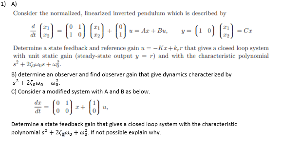 Solved control system | Chegg.com