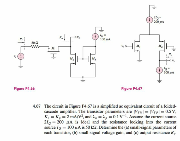 Solved Figure P4.66Figure P4.674.67 ﻿The circuit in Figure | Chegg.com