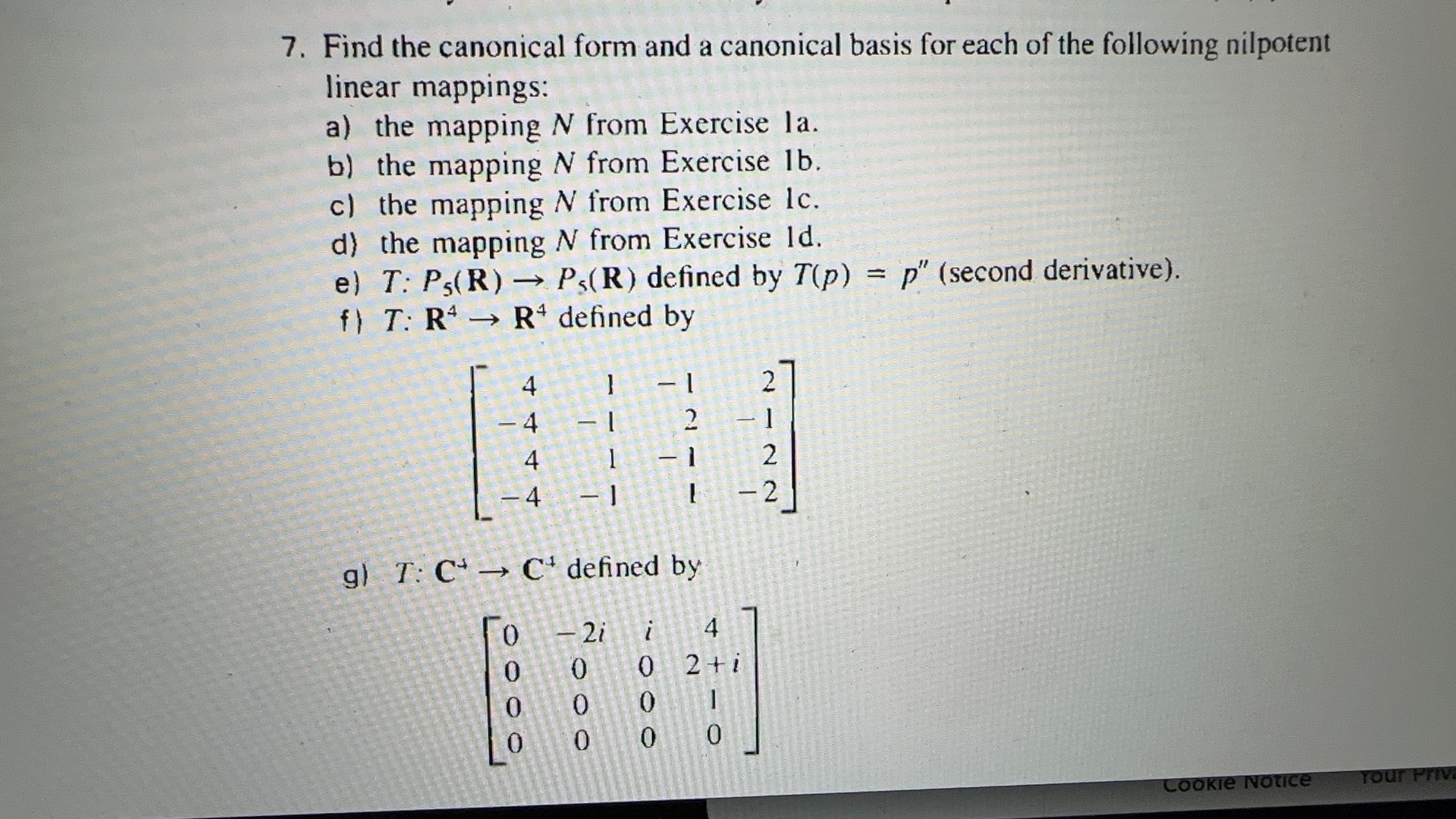 Solved EXERCISESVerify that each of the following mappings | Chegg.com