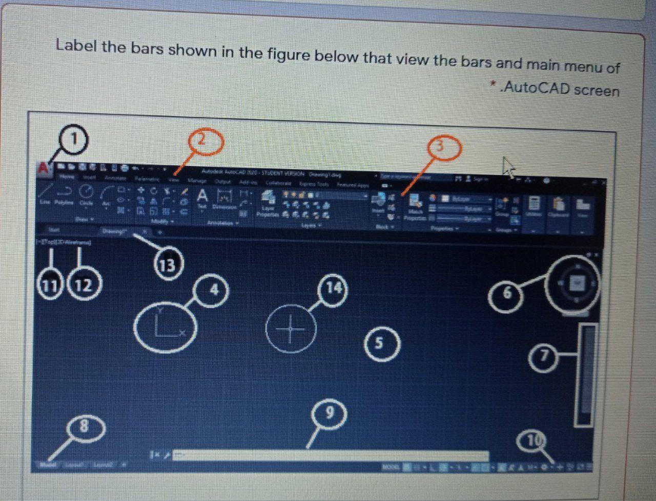 Solved Label the bars shown in the figure below that view | Chegg.com