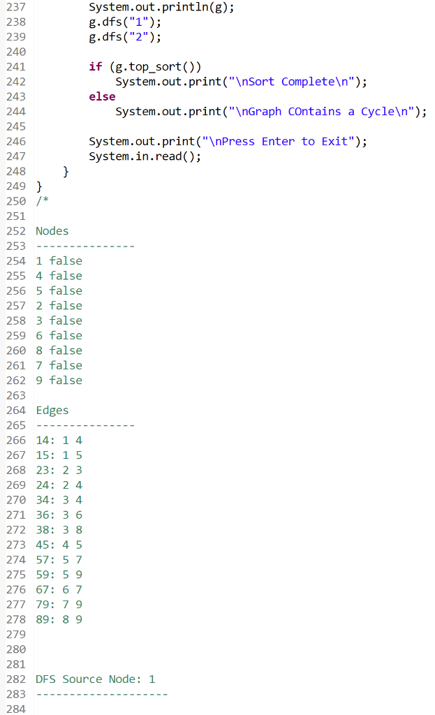 Please answer each comment that is given on the | Chegg.com