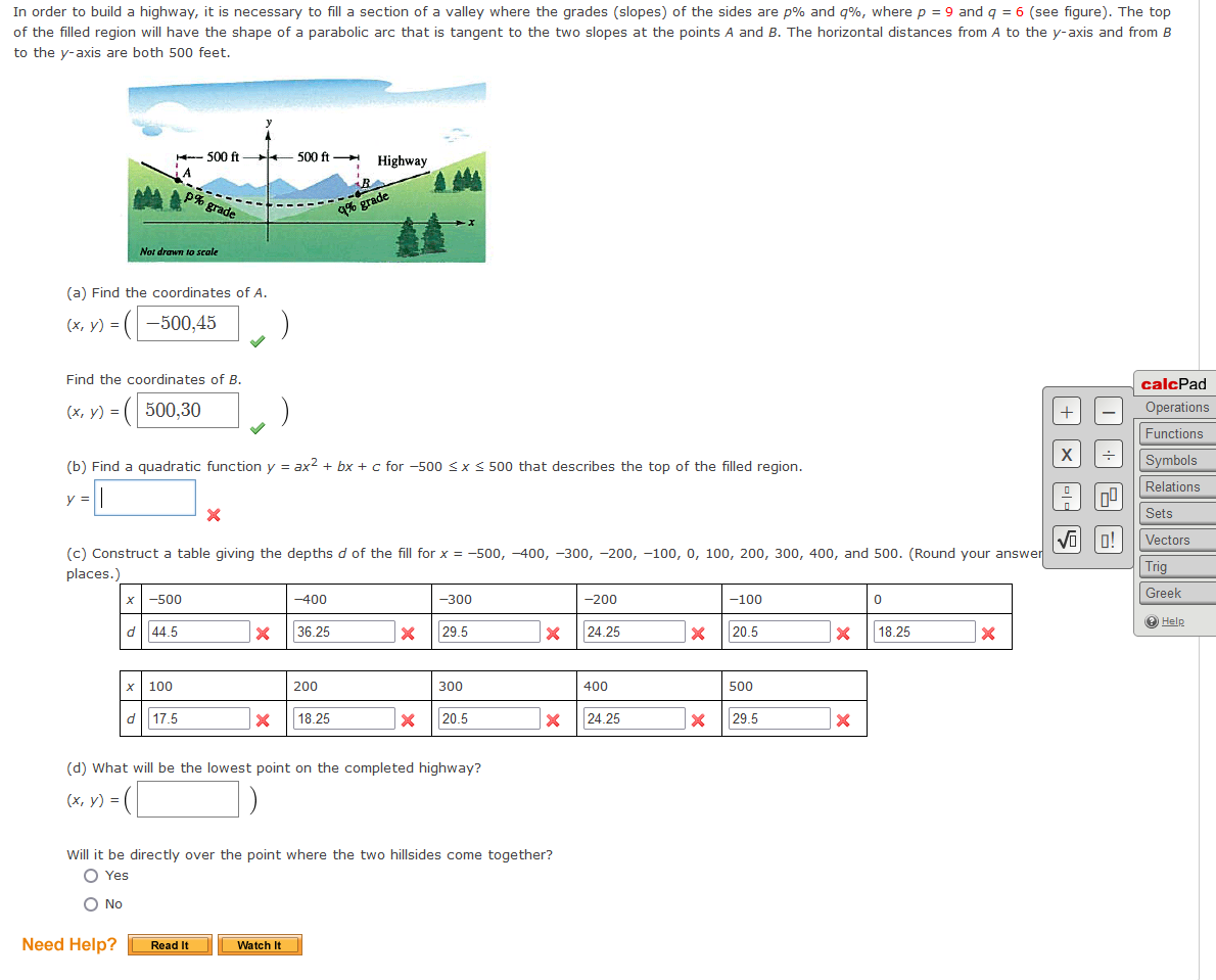 Solved In order to build a highway, it is necessary to fill | Chegg.com