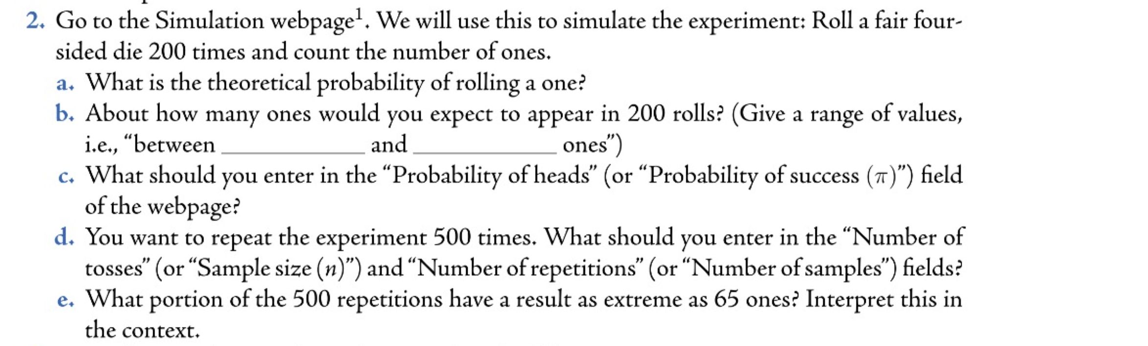 Solved Go to the Simulation webpage ^(1). We will use this | Chegg.com