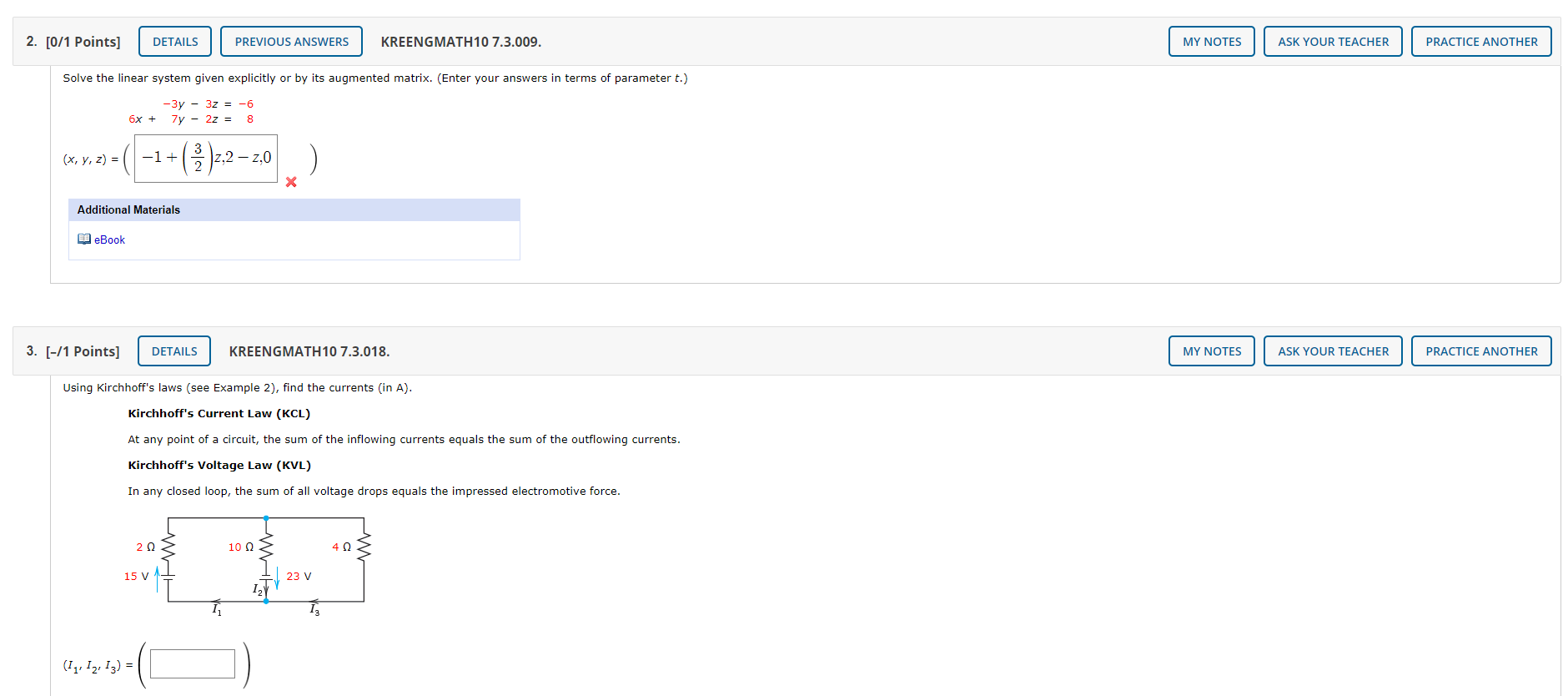 Solved 2. [0/1 Points] DETAILS PREVIOUS ANSWERS KREENGMATH10 | Chegg.com