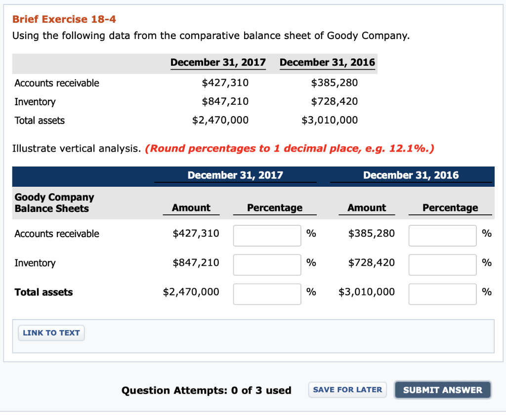 Solved Brief Exercise 18-12 (Part Level Submission) The | Chegg.com