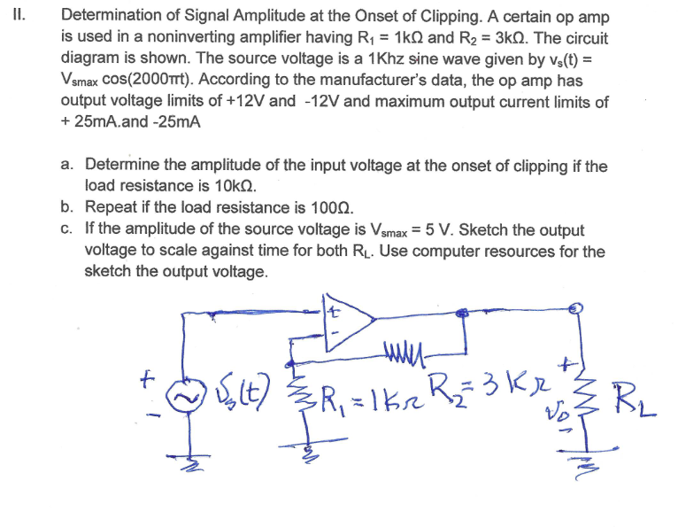 Solved Determination of Signal Amplitude at the Onset of | Chegg.com