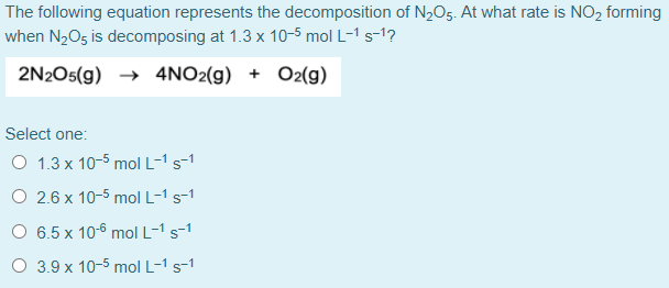 Solved The rate equation for the formation of N20 from H2 | Chegg.com