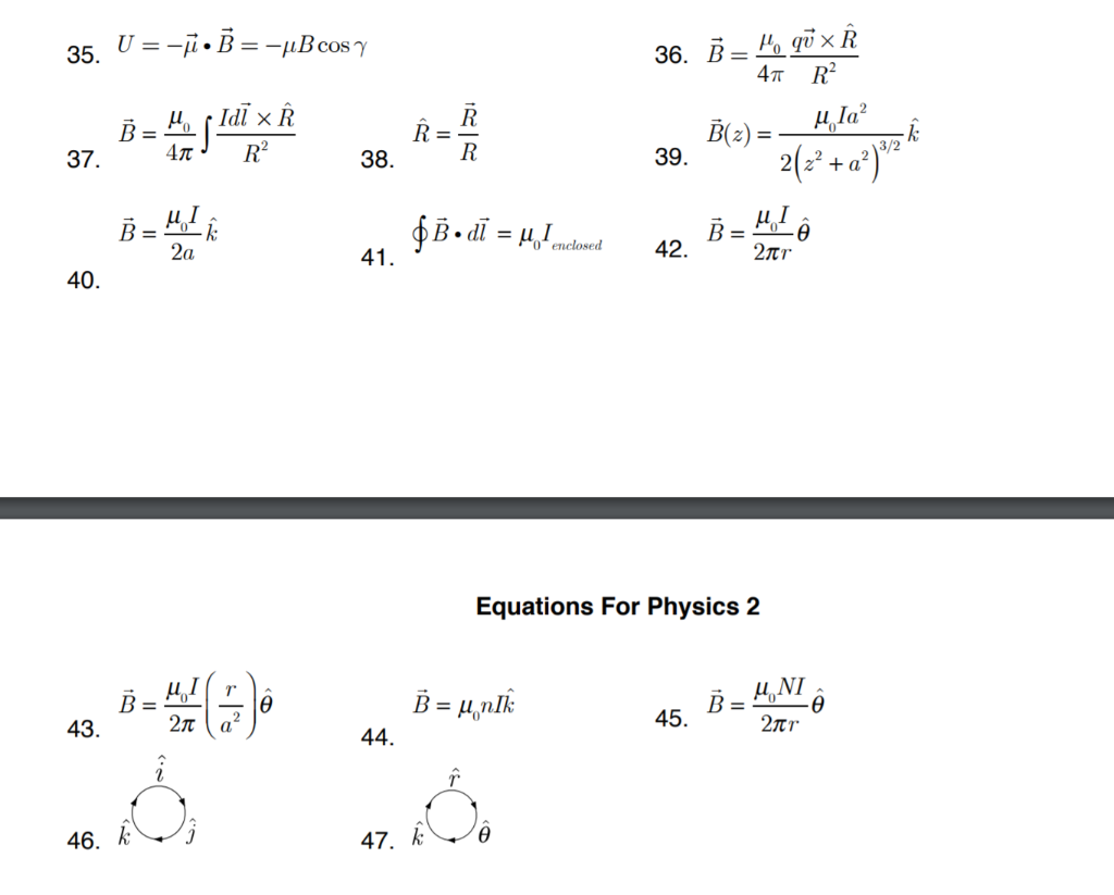 Solved Trying to match the equations with the different | Chegg.com