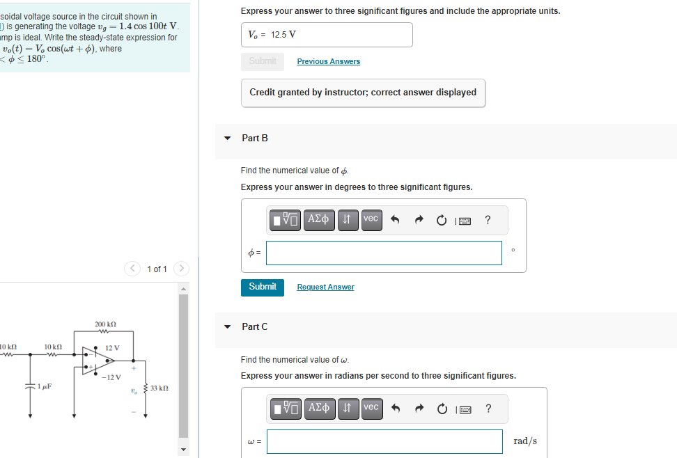 Solved Express Your Answer To Three Significant Figures And 