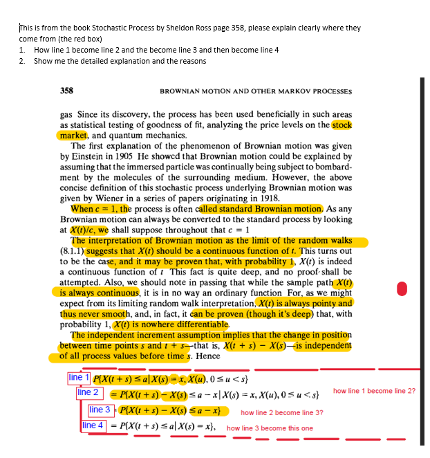 Solved This is from the book Stochastic Process by Sheldon | Chegg.com