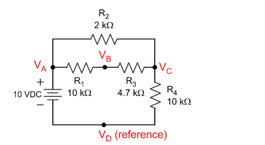 Solved Find VA,VB, ﻿and VCFind PowerFind Current Source | Chegg.com