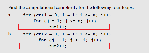 Solved The following complexity analysis questions are from | Chegg.com