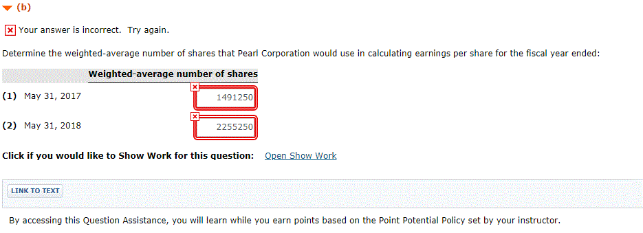 Solved Problem 16-6 (Part Level Submission) Pearl | Chegg.com