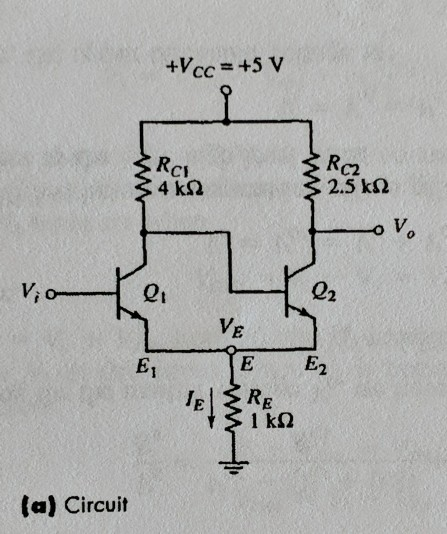 Please find the upper and lower threshold voltages | Chegg.com