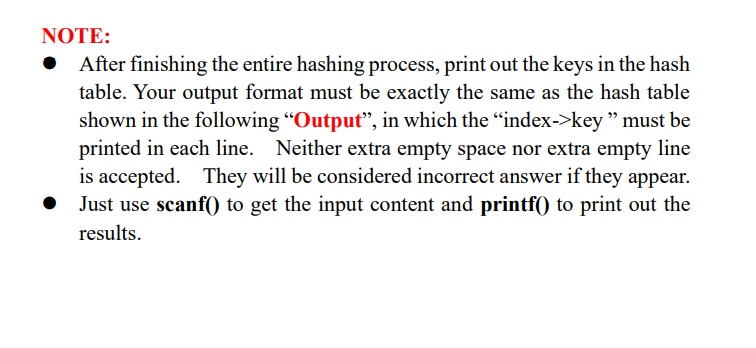 Solved Double Hashing Mechanism In this assignment, you are | Chegg.com
