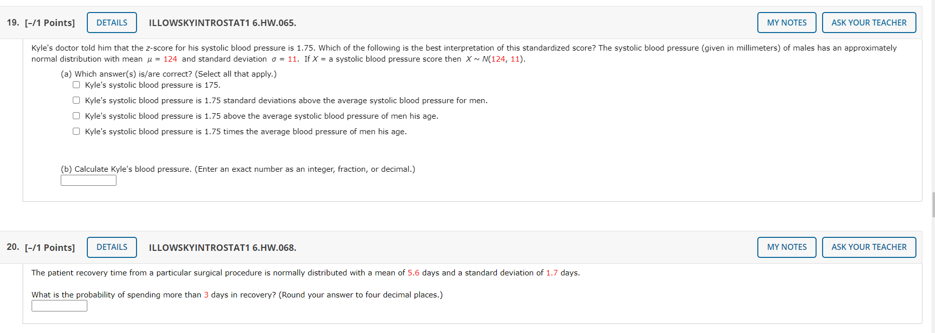Solved 14. [-/1 Points] DETAILS ILLOWSKYINTROSTAT1 6.PR.052. | Chegg.com