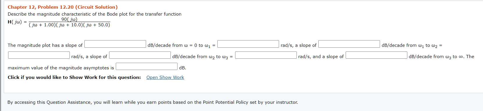 Solved Chapter 12, Problem 12.20 (Circuit Solution) Describe | Chegg.com