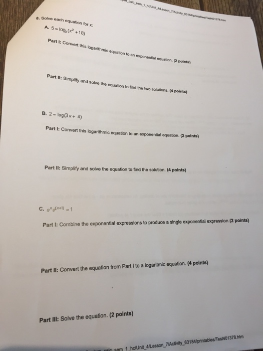 Solved or each of the following functions, Identify any | Chegg.com