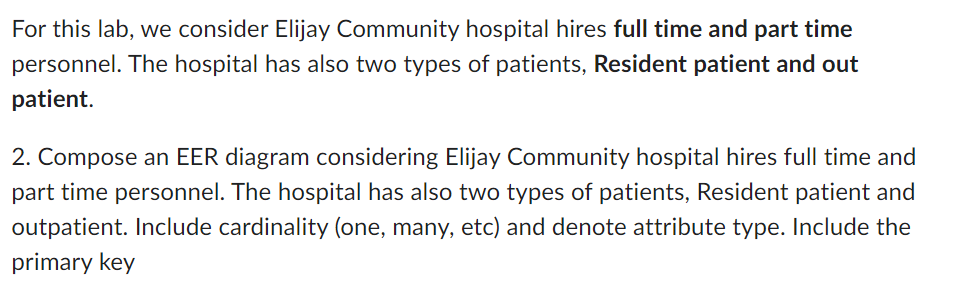 Solved Please make an EER (Enhanced Entity-relationship) | Chegg.com