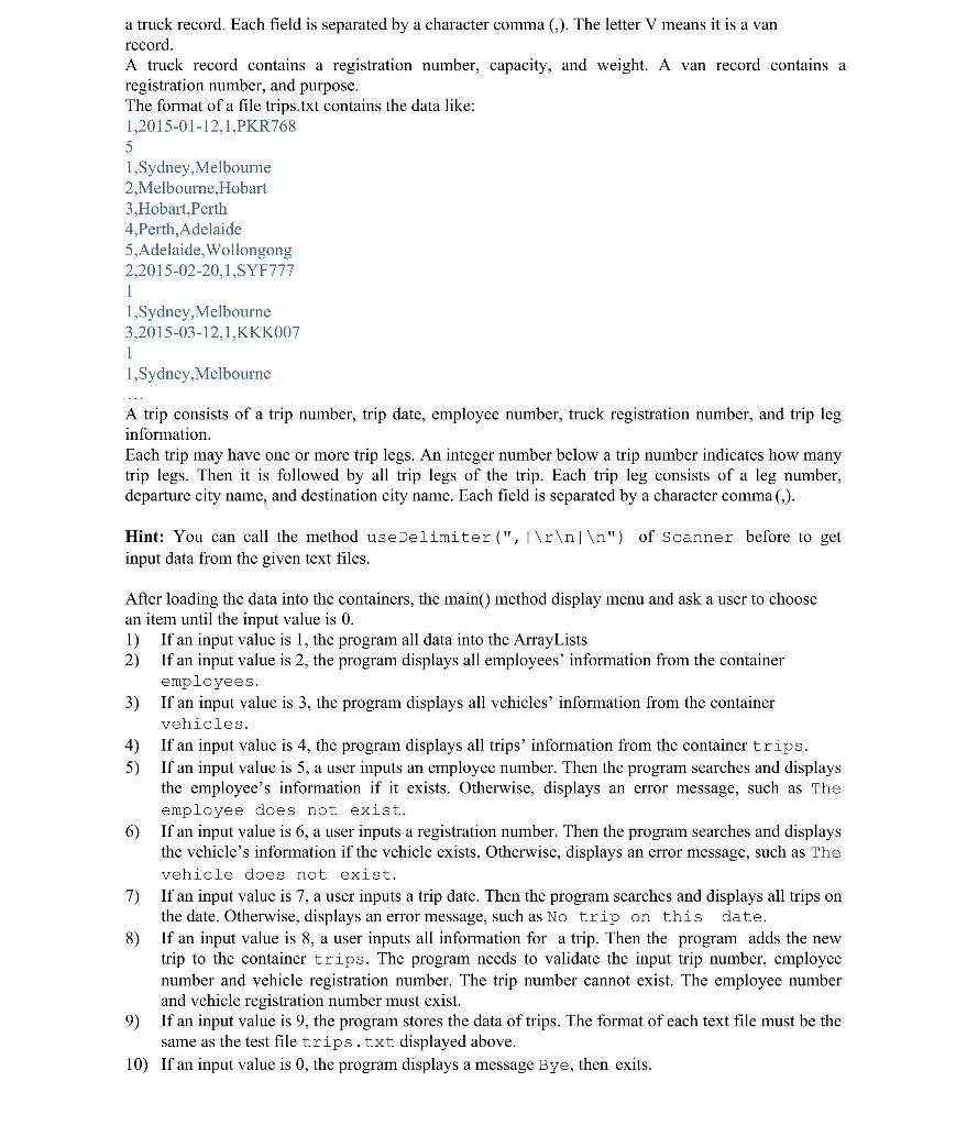 Solved General Requirements: - You should create your | Chegg.com