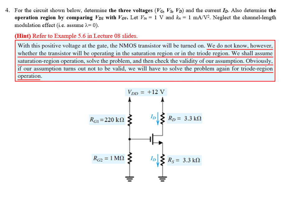 Solved For the circuit shown below, determine the three | Chegg.com