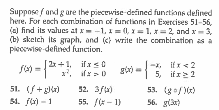 Solved Suppose f and g are the piecewise-defined functions | Chegg.com