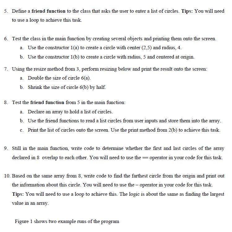 Solved Write a C++ program that contains a class named | Chegg.com