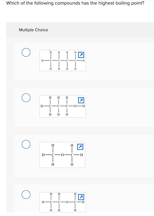 Solved Which of the following compounds has the highest | Chegg.com