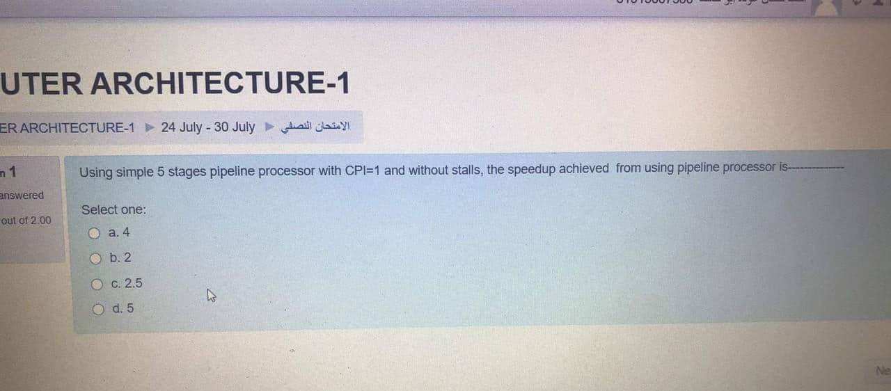 Solved 3-30102315-COMPUTER ARCHITECTURE-1 24 July - 30 | Chegg.com