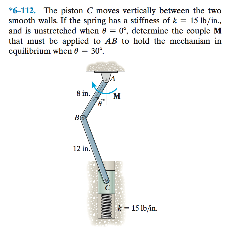 Solved 6-109. Determine the force P on the cable if the | Chegg.com